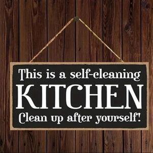 Accents | Self Cleaning Kitchen Wood Sign | Poshmark